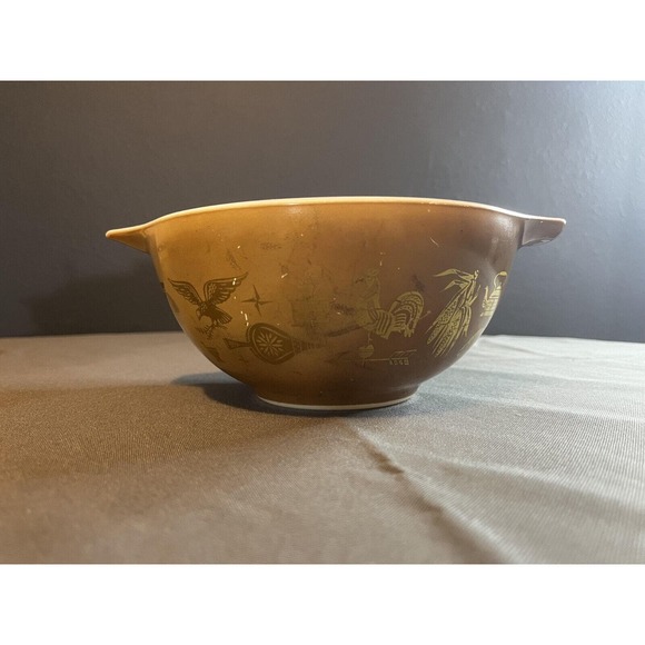 Pyrex | Dining | Pyrex 96s Early American Gold 442 15 Quart Cinderella ...